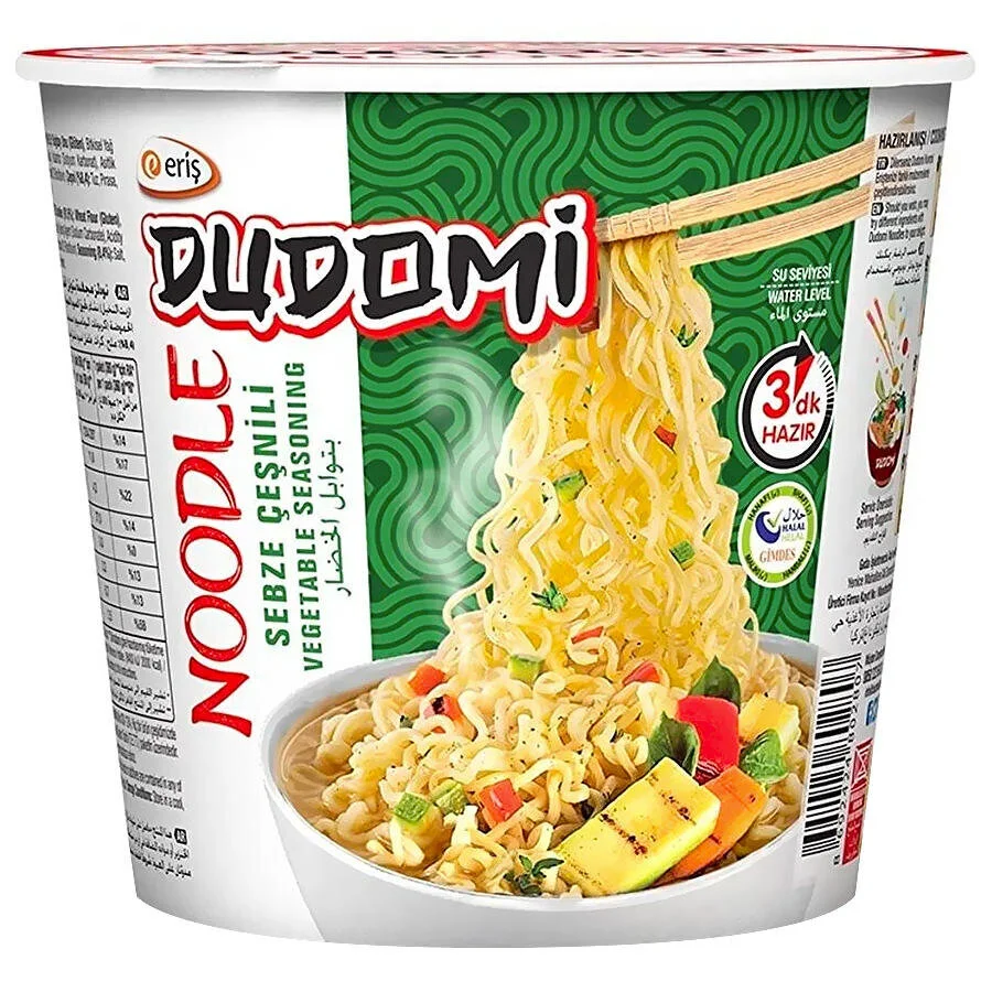 Dudomi sebzeli noodle bard.60 gr Makarna DUDOMİ