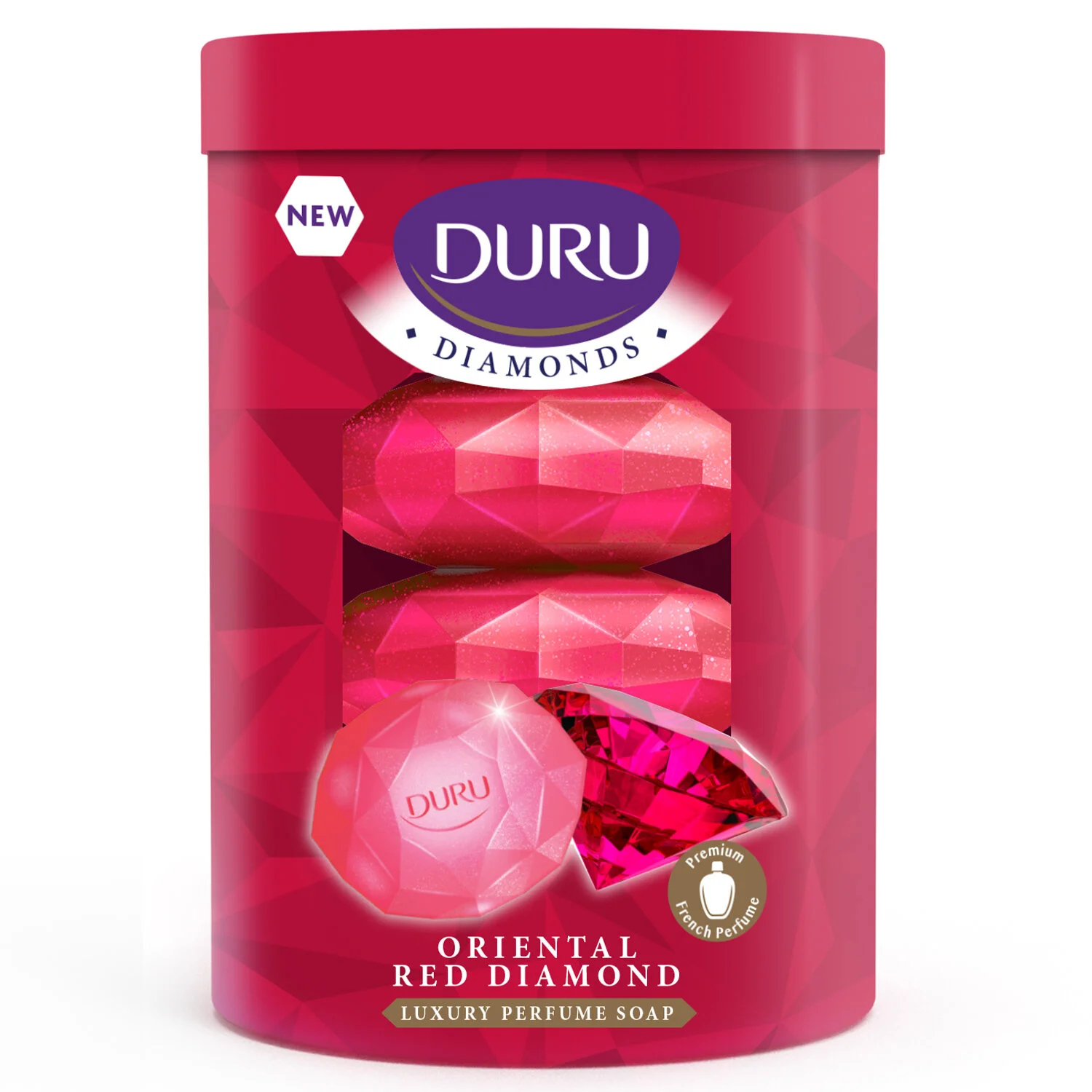 Duru sabun dıamonds 360 gr red Katı Sabun DURU