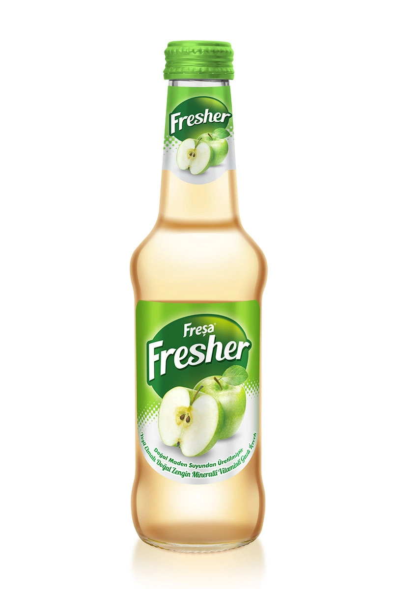 Fresa premıum 250 ml yesıl elma Meyveli Soda FRESA