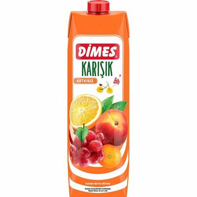 Dımes karısık meyve nektarı 1lt Meyve Suyu DİMES