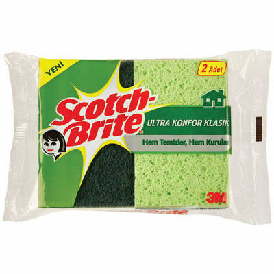 S. brıte sunger ultra konfor duz 2lı Temizlik Bez, Sünger S.BRITE